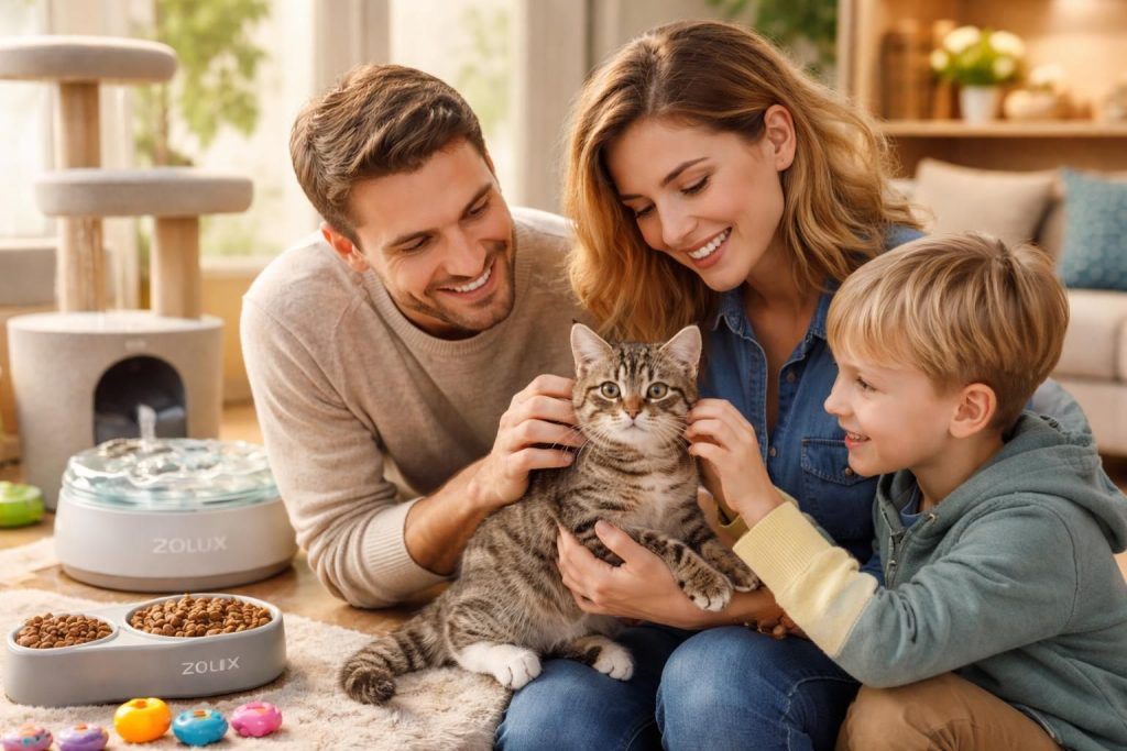 Adopter un chat en famille avec conseils SPA et accessoires Zolux pour ...